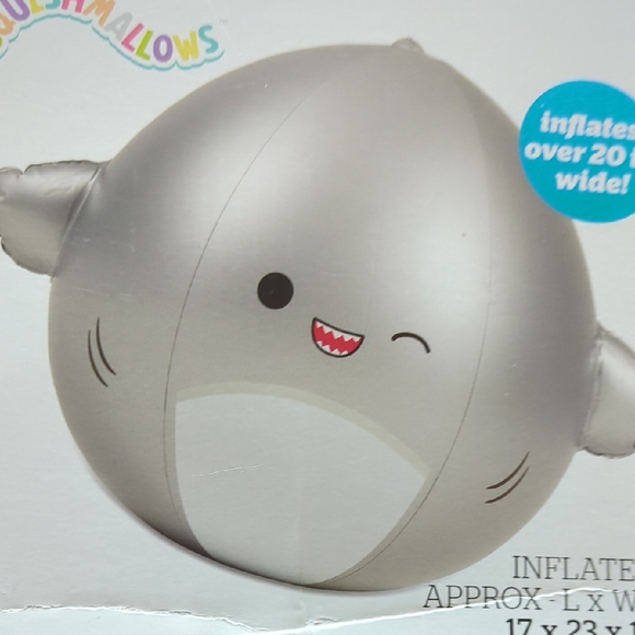 Squishmallows | Toys | Squishmallows Inflatable Shark Beach Ball | Poshmark